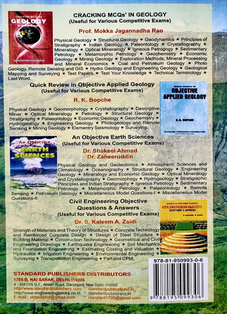 Buy Principles Of Engineering Geology - Bangar Book