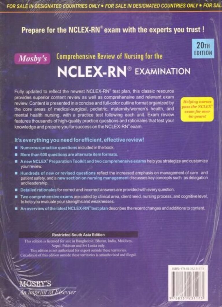 Buy Mosby Nursing NCLEX RN Examination Book